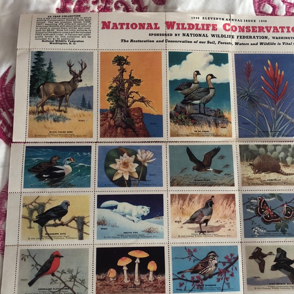 Other | Vintage National Wildlife Conservation Stamps | Poshmark